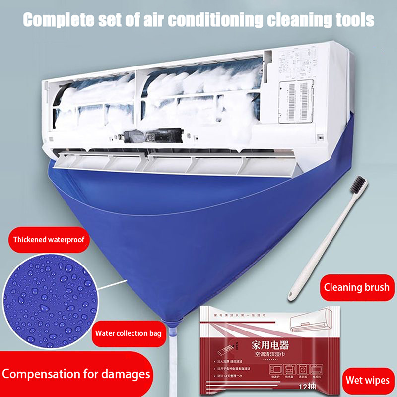 Jual Ac Cleaning Kit Air Conditioner Cleaning Bag Waterproof Air ...