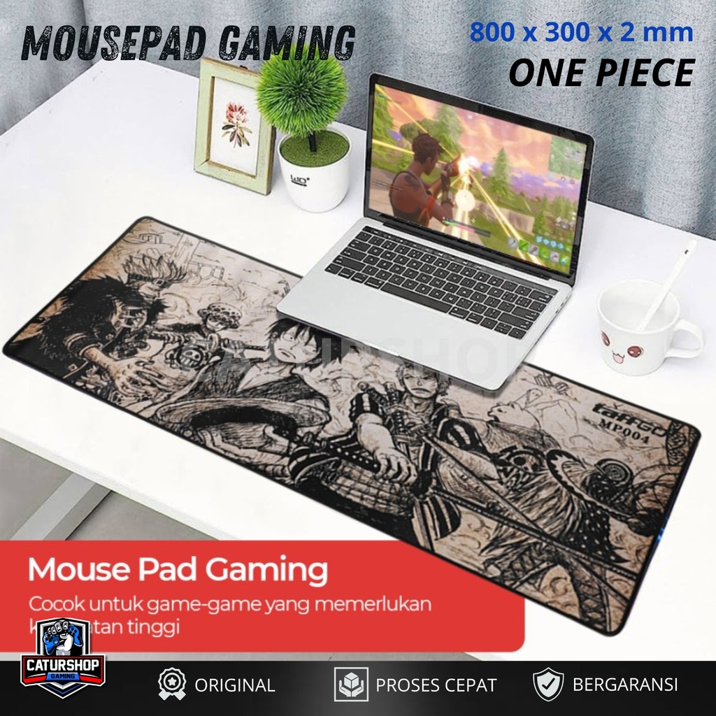 Jual One Piece Mousepad 800 x 300 x 2 mm Deskmat Gaming Mouse Pad ...