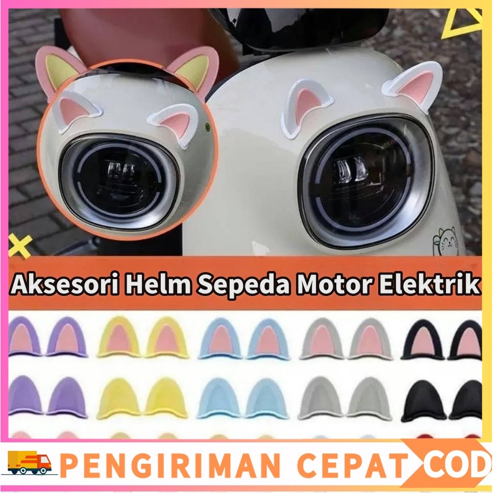 Jual 【COD】accesories helm kuping kucing helmet cat biker motorcycle ...