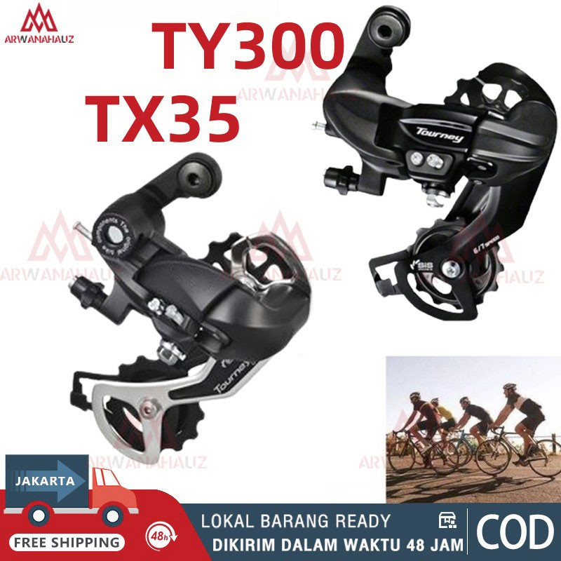 Jual RD Shiman Tourney 6 7 8 Speed TX35 Rear TY300 Model 18 21 24 spd derailleur Sepeda gunung xc Lipat Seli balap Mtb Hybrid N0 Altus Acera Alivio Deore Shopee Indonesia