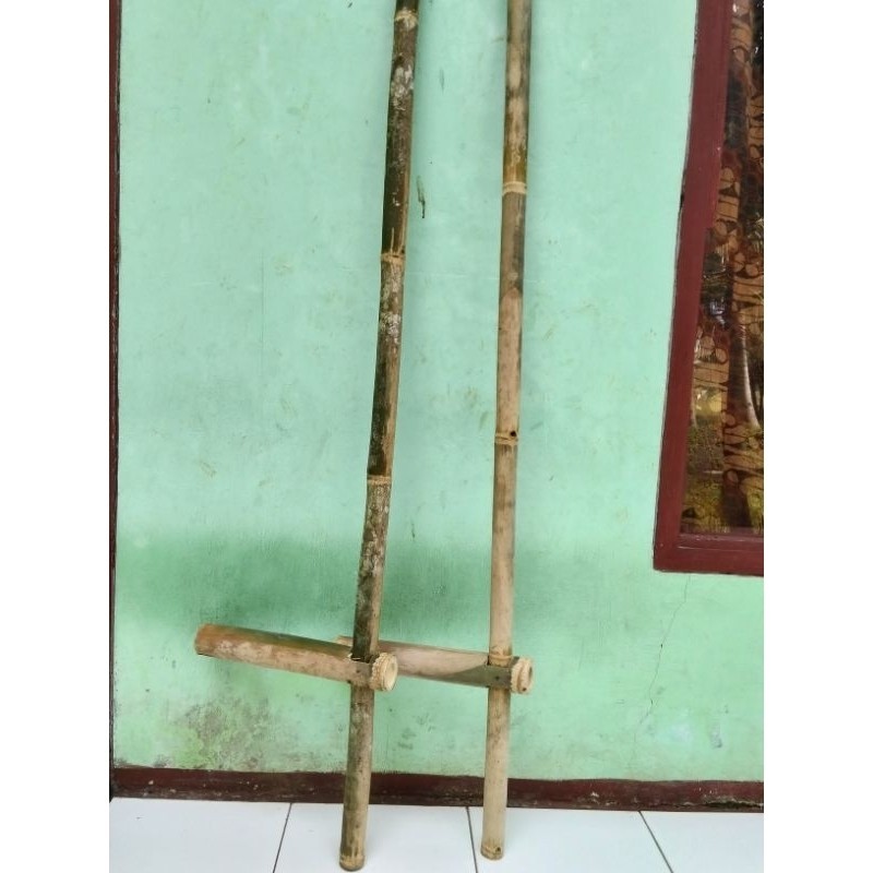 Jual mainan tradisional egrang bambu 120 cm ADN | Shopee Indonesia