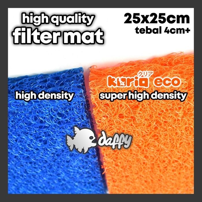 Jual Filter Mat 25x25 cm JAPMAT media filter akuarium kolam kuria ...