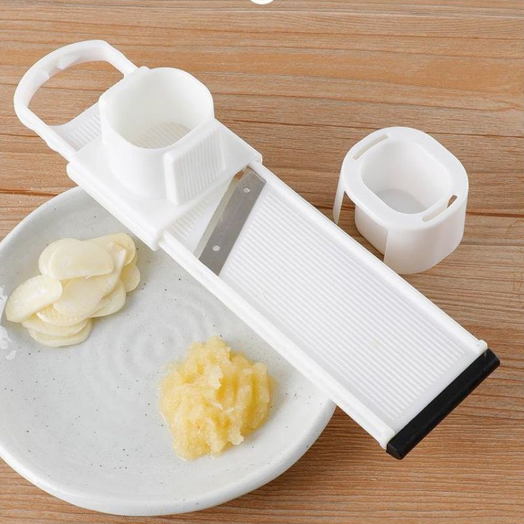 Jual Alat Pengiris Bawang Putih 2 In 1 / Buah Vegetable Cutter Parutan ...