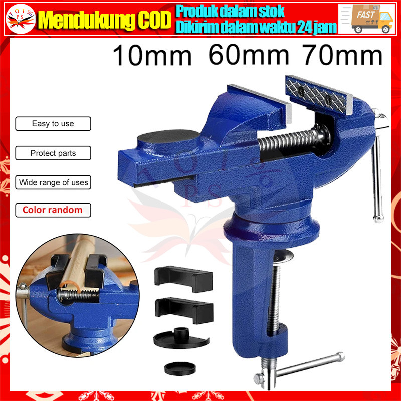 Jual Catok Clamp 50MM Ragum Klem 360° Catok Meja Bench Vise Catok Paron ...