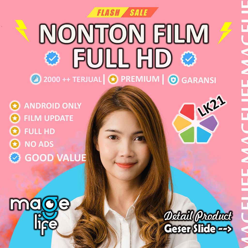 Jual Aplikasi Lk21 Nonton jutaan film HD Magelife | Shopee Indonesia