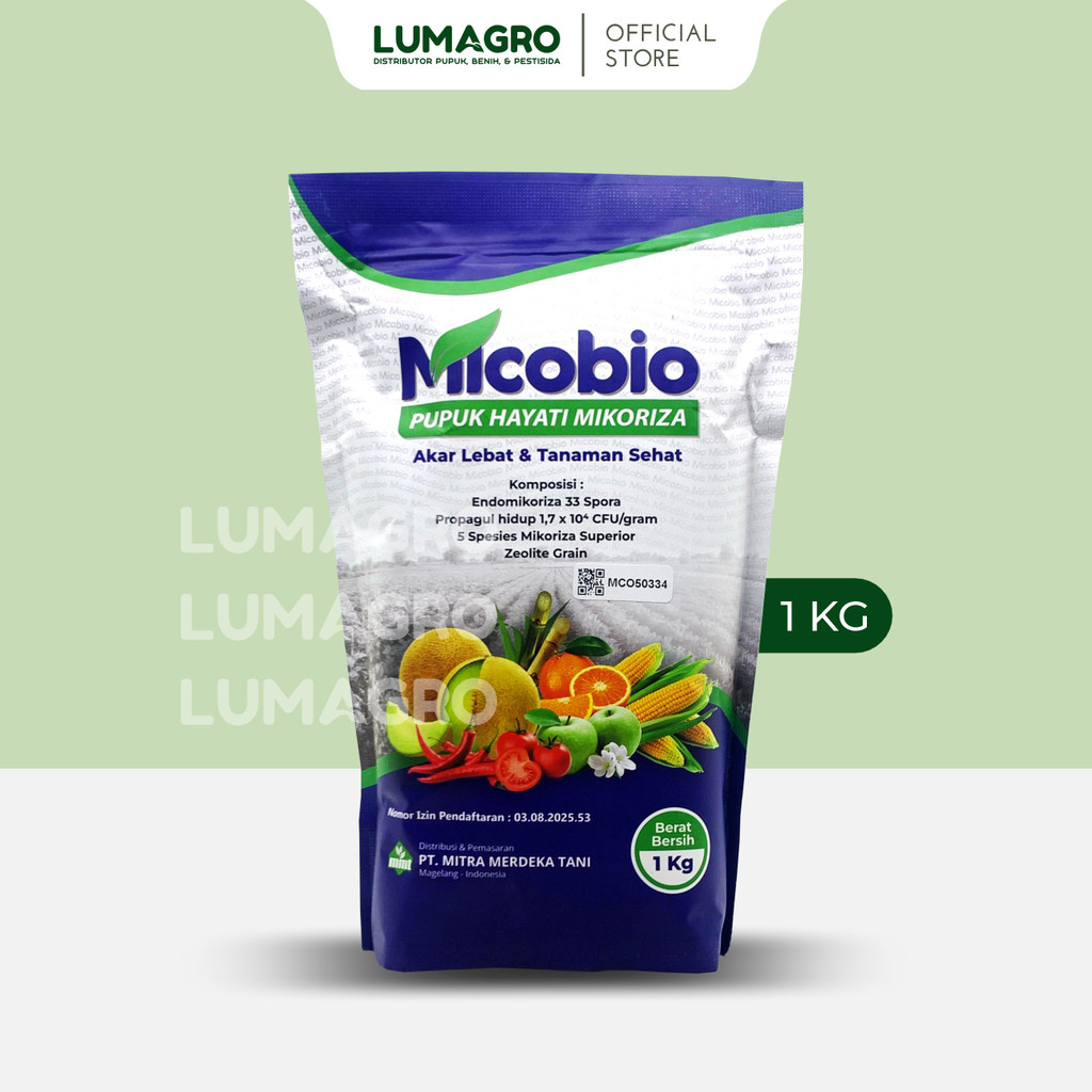 Jual Pupuk Hayati Micobio 1kg Endomikoriza Mikoriza Superior ...