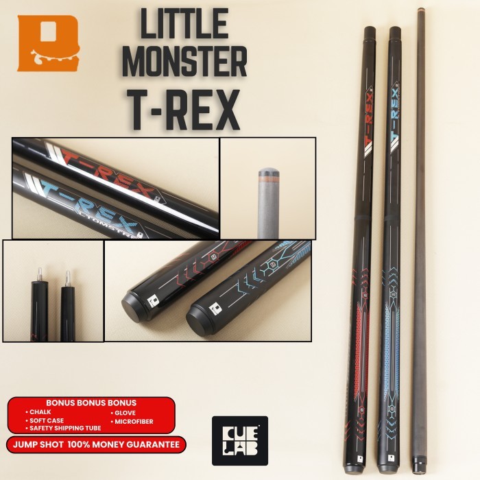 Jual Little Monster T-REX - Jump Break Carbon TREX Cue Stick Billiard ...
