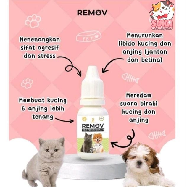 Jual Remov Obat Penurun Birahi 10ml | Shopee Indonesia