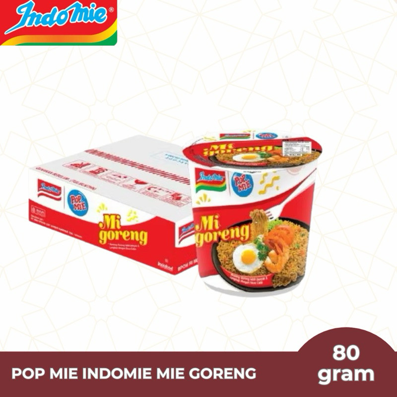 Jual [1 dus isi 12 pcs]Pop Mie Goreng Rasa Indomie Goreng | Shopee ...