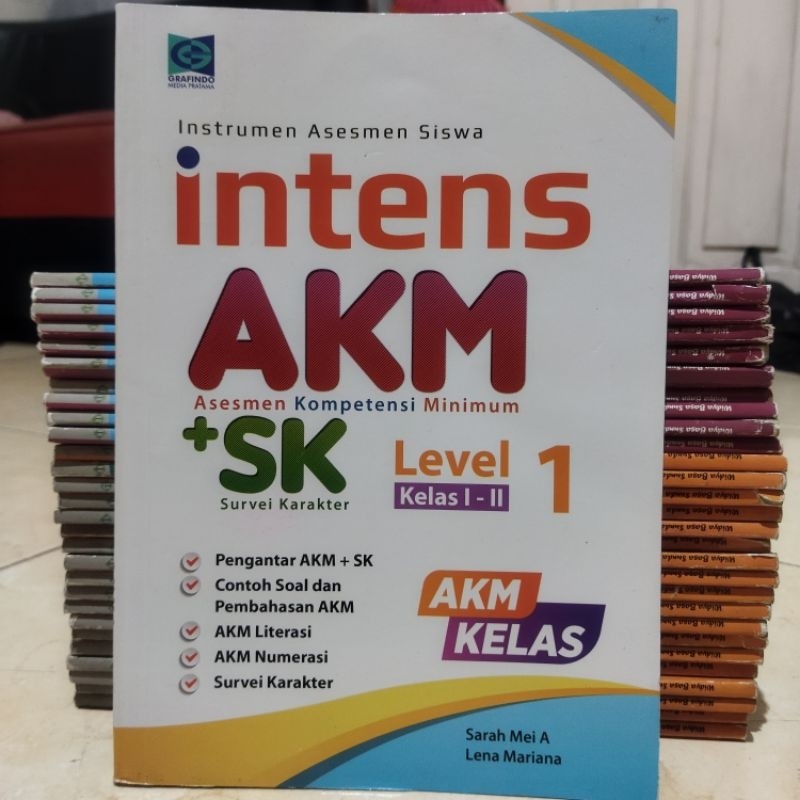 Jual BUKU INTENS AKM +SK SURVEI KARAKTER LEVEL 1 KELAS I - II | Shopee ...