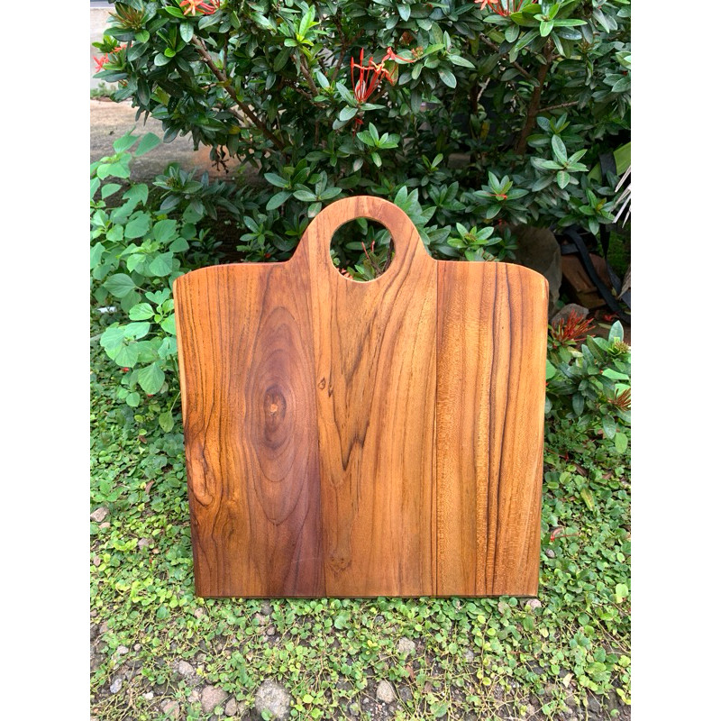 Jual Talenan Besar Kayu Jati 35*25cm Warna Natural Food Grade | Shopee ...