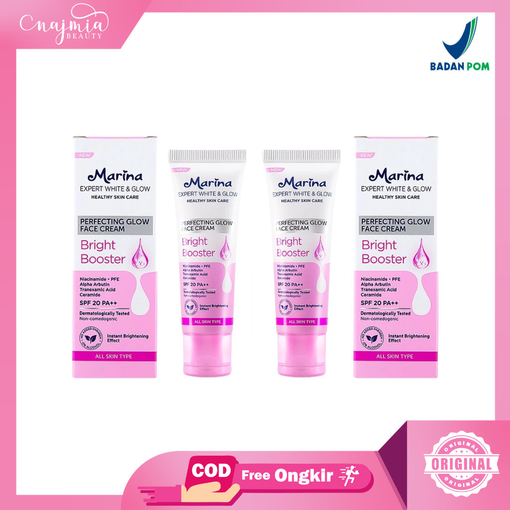 Jual NAJMIA Marina Expert White & Glow Perfecting Glow Face Cream ...