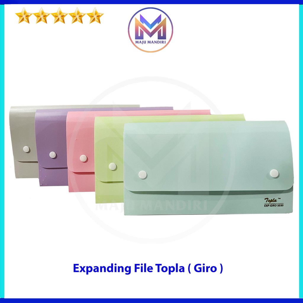 Jual Expanding File Topla Ukuran Giro / Map Giro Kancing | Shopee Indonesia