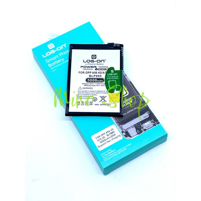 Jual BATERAI LOG ON OPPO A96 4G - A76 4G BLP885 BLP-885 POWER BOOST ...
