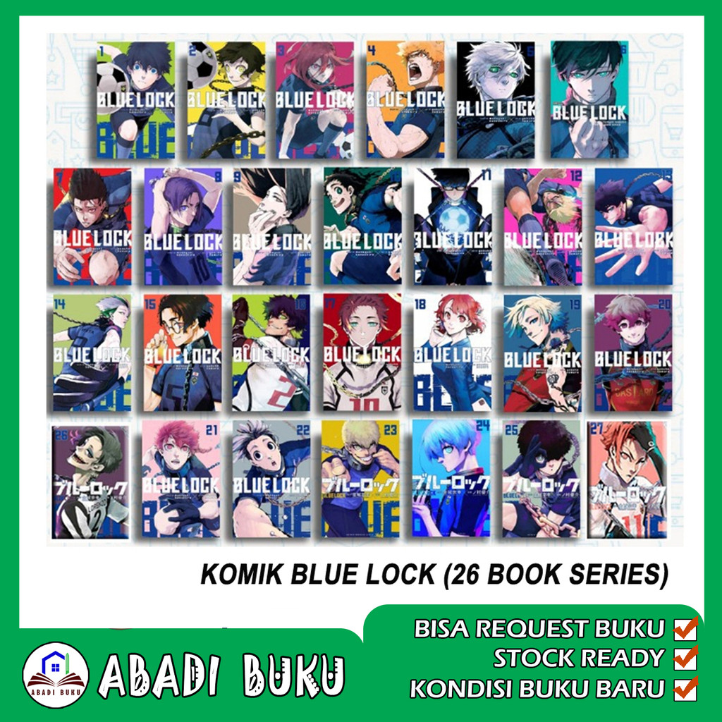 Jual Komik Blue Lock (26 book series) english | Shopee Indonesia