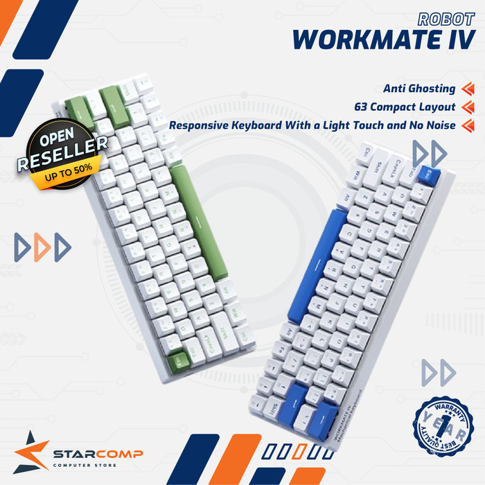 Jual ROBOT WORKMATE IV Wired Keyboard Mechanical | Shopee Indonesia