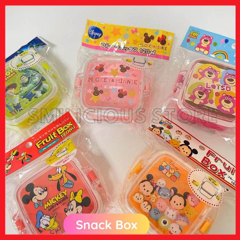 Jual Wadah Buah Sayur Snack Fruit Box Bento Lunch Disney Tempat Cemilan ...
