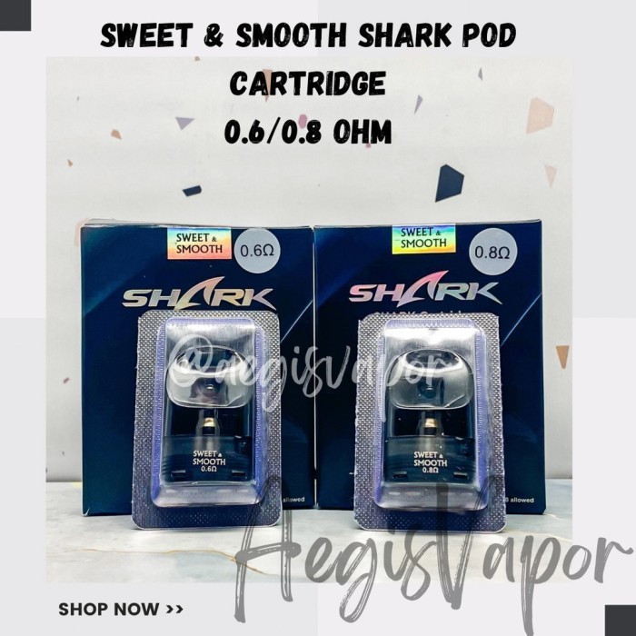 Jual SWEET & SMOOTH SHARK POD CARTRIDGE | Shopee Indonesia