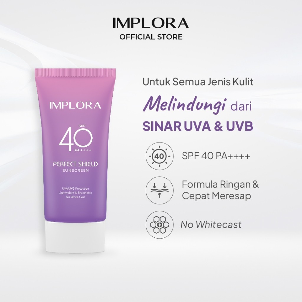 Jual Implora Perfect Shield Sunscreen SPF 40 PA+++ | Shopee Indonesia