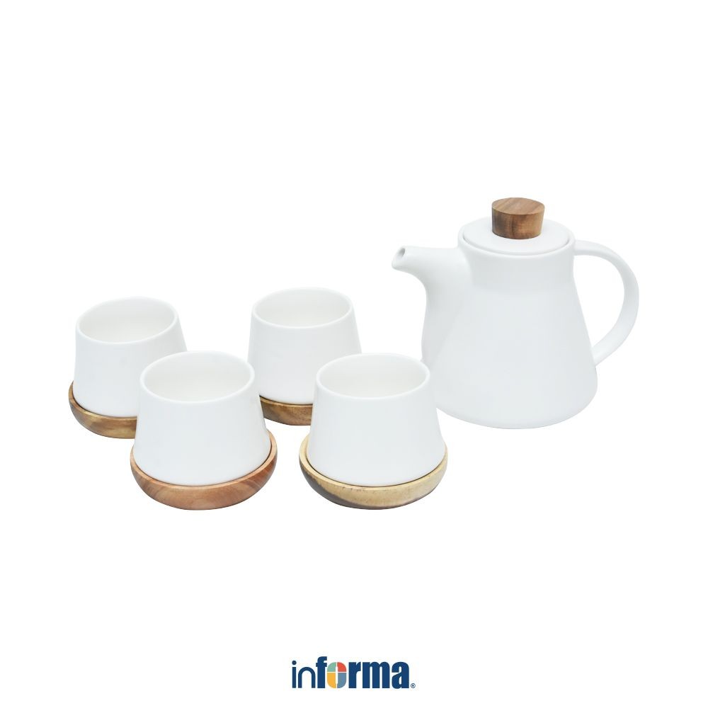 Jual Informa Appetite Set 5 Pcs Hollie Teko & Cangkir Teh Dengan Saucer ...