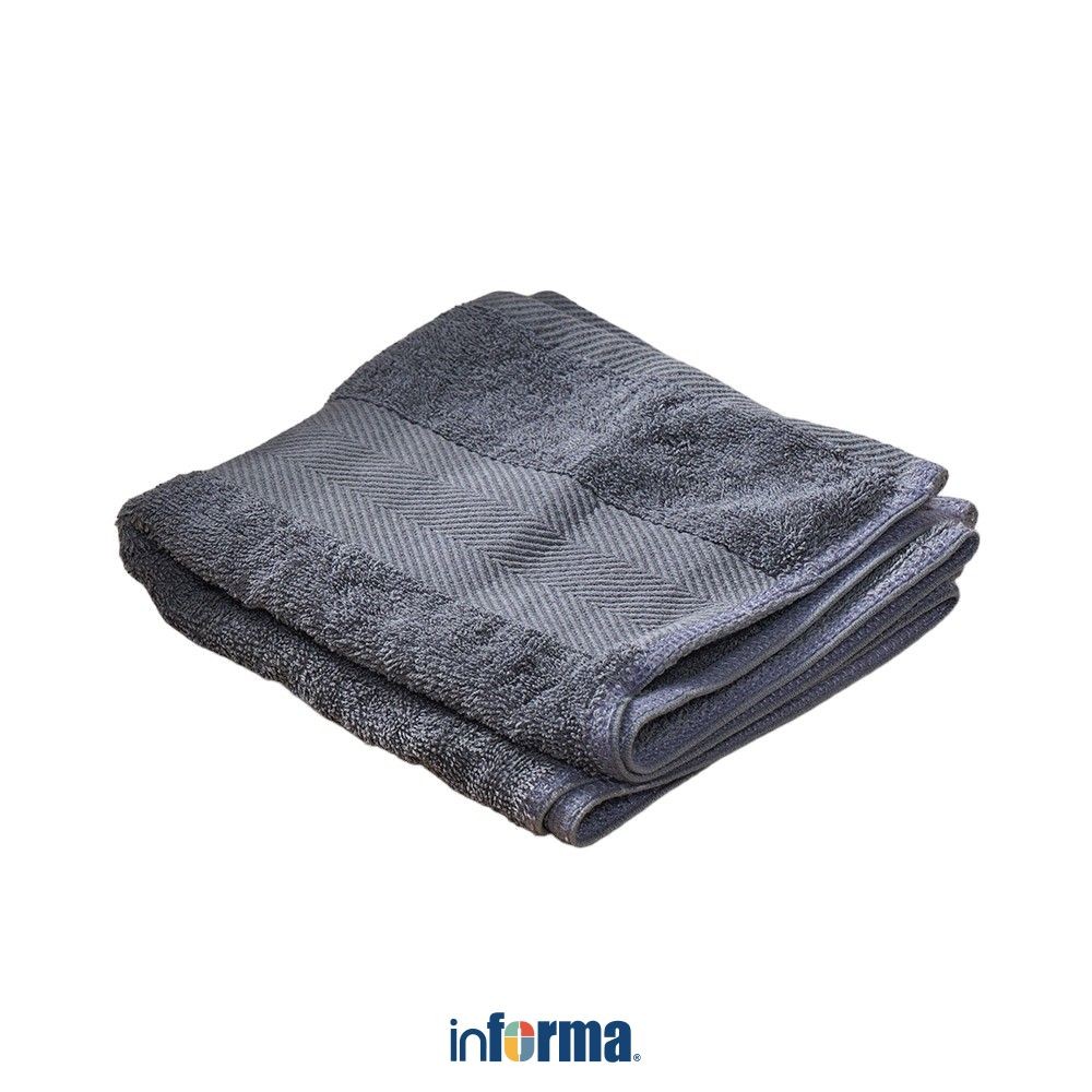 Jual Informa 40X70 cm Tarve Handuk Tangan Katun - Abu-Abu Hand Towel ...