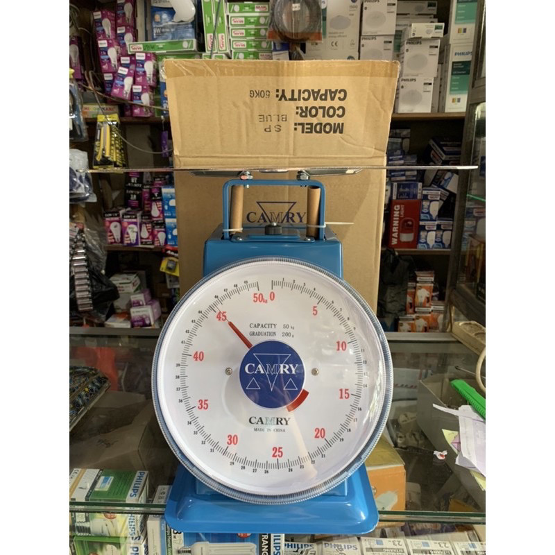 Jual TIMBANGAN DUDUK JARUM ANALOG DATAR ASIA CAMRY 50kg 50 kg TIMBANGAN ...