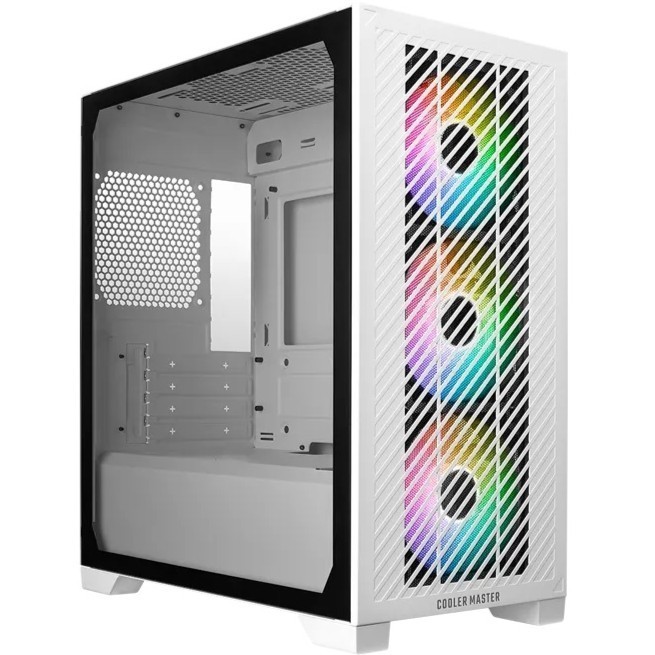 Jual COOLER MASTER Elite 301 Micro ATX Gaming PC Case - White | Shopee ...