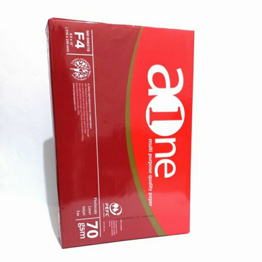 Jual Kertas HVS Fotocopy AONE 70gr F4 (1 rim) | Shopee Indonesia