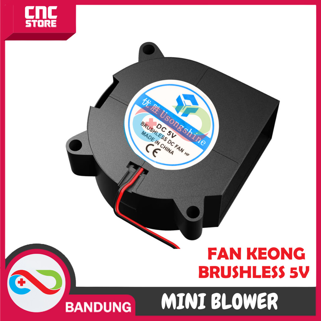 Jual MINI BLOWER FAN KEONG BRUSHLESS 5V COOLING TURBO 4020 40MMx20MM ...