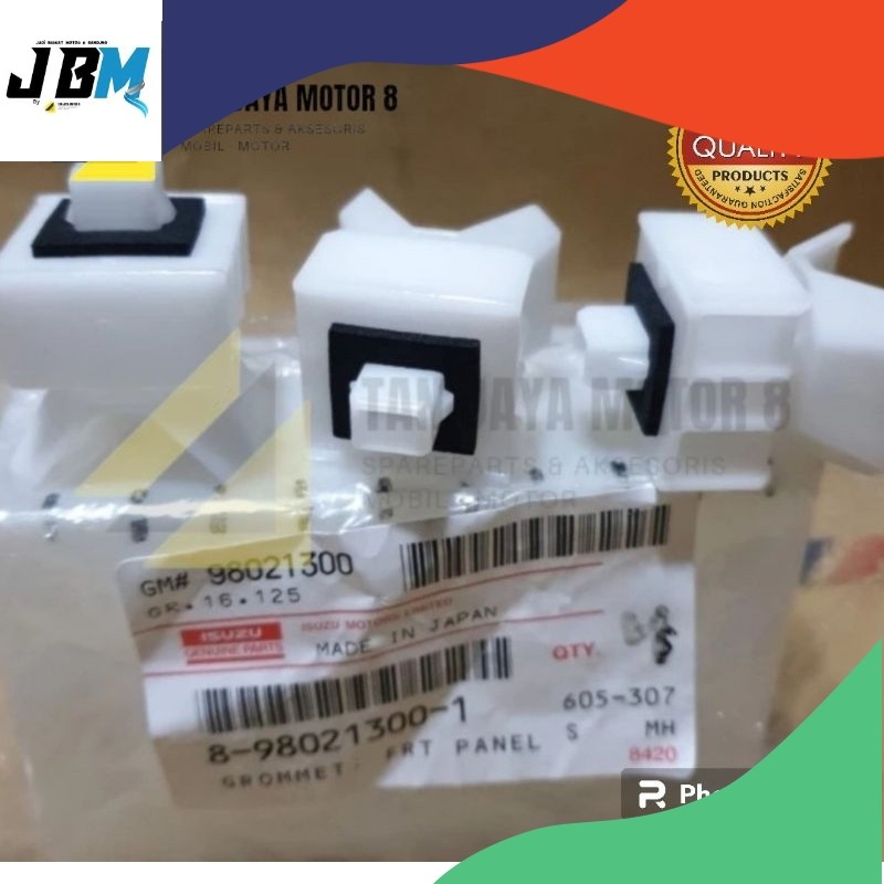 Jual 8-98021300-1 KLIP KANCING GROMET VANE CORNER ISUZU GIGA NLR NMR ...