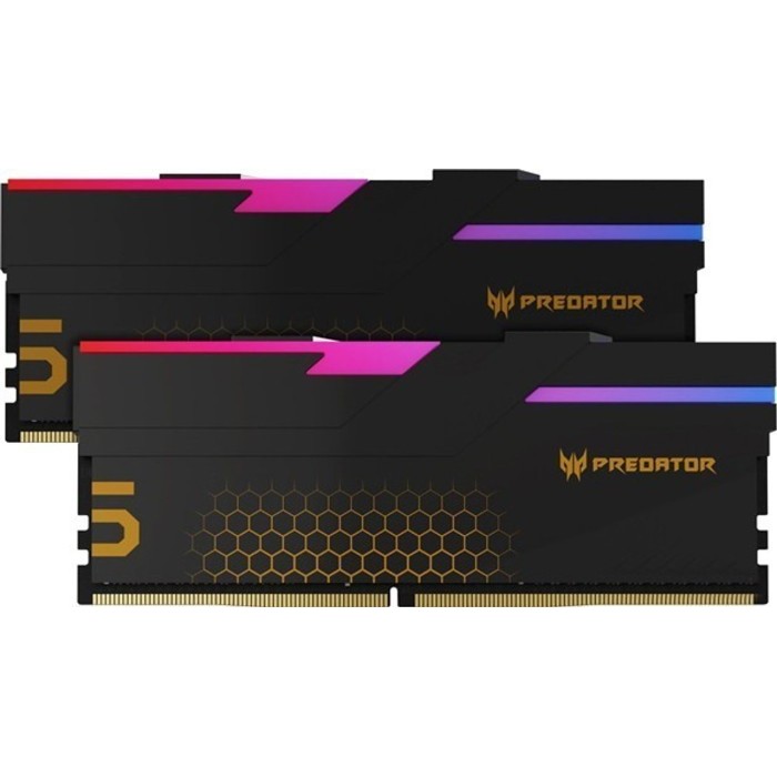 Jual ACER PREDATOR HERMES RGB DDR5 32GB (2x16GB) 6600Mhz - Black ...