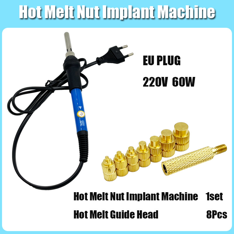 Jual Heat Set Insert Soldering Iron Tip M2 M3 M4 M5 M6 Brass Hot Melt ...