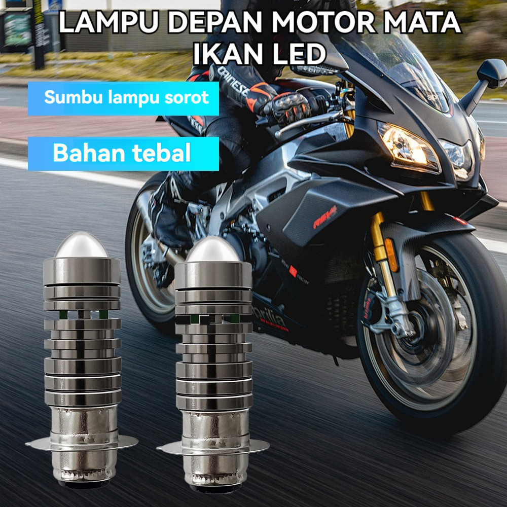 Jual Lampu Utama LED Laser Gun Motor AC DC Laser Gun Hi Lo 2 Warna H6 ...