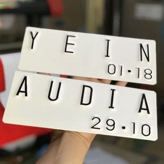 Jual Plat Nomor PUTIH MOTOR Custom Nama BAUT TANAM By Mafia Plat ...