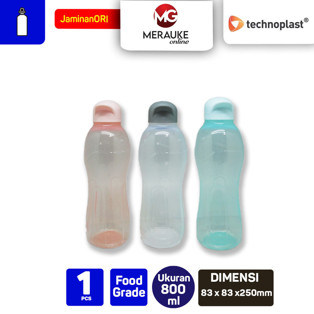 Jual Technoplast Botol Air Minum AOKI Neon Bottle 800 ML | Shopee Indonesia