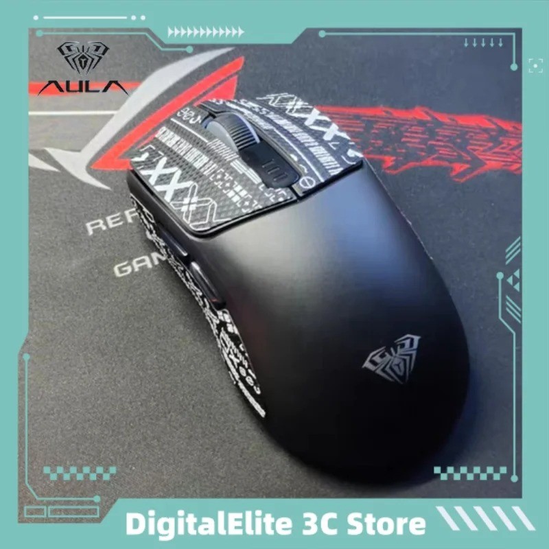 Jual AULA SC580 Gaming Mouse Tri-mode Rechargeable Ergonomic Bluetooth ...