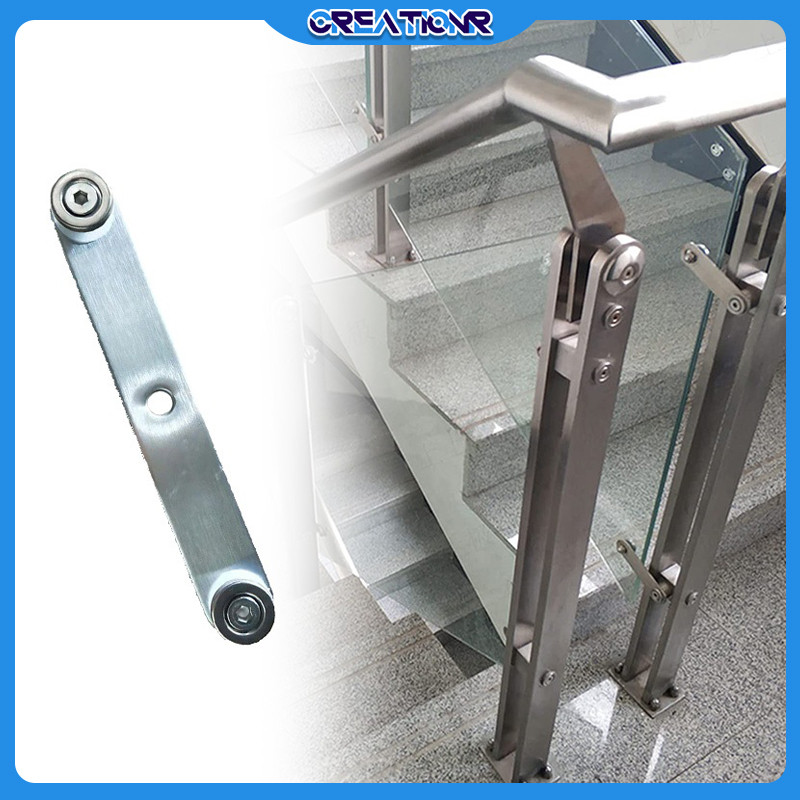 Jual 1pcs Baja Tahan Karat 304 2 Sisi-penjepit Kaca Stainless/tiang ...