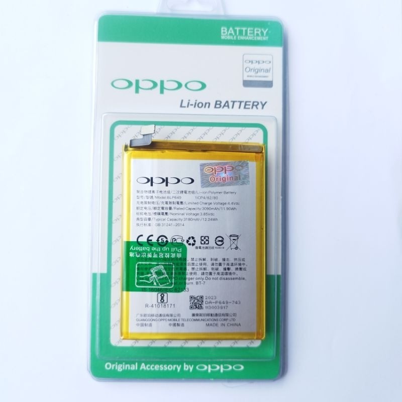 Jual BATERAI BATERRY OPPO A83 BLP649 ORIGINAL | Shopee Indonesia