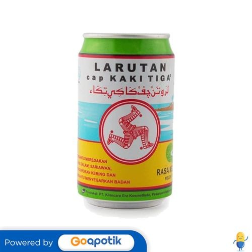 Jual Cap Kaki Tiga Larutan Penyegar Rasa Melon 320 Ml Kaleng | Shopee Indonesia