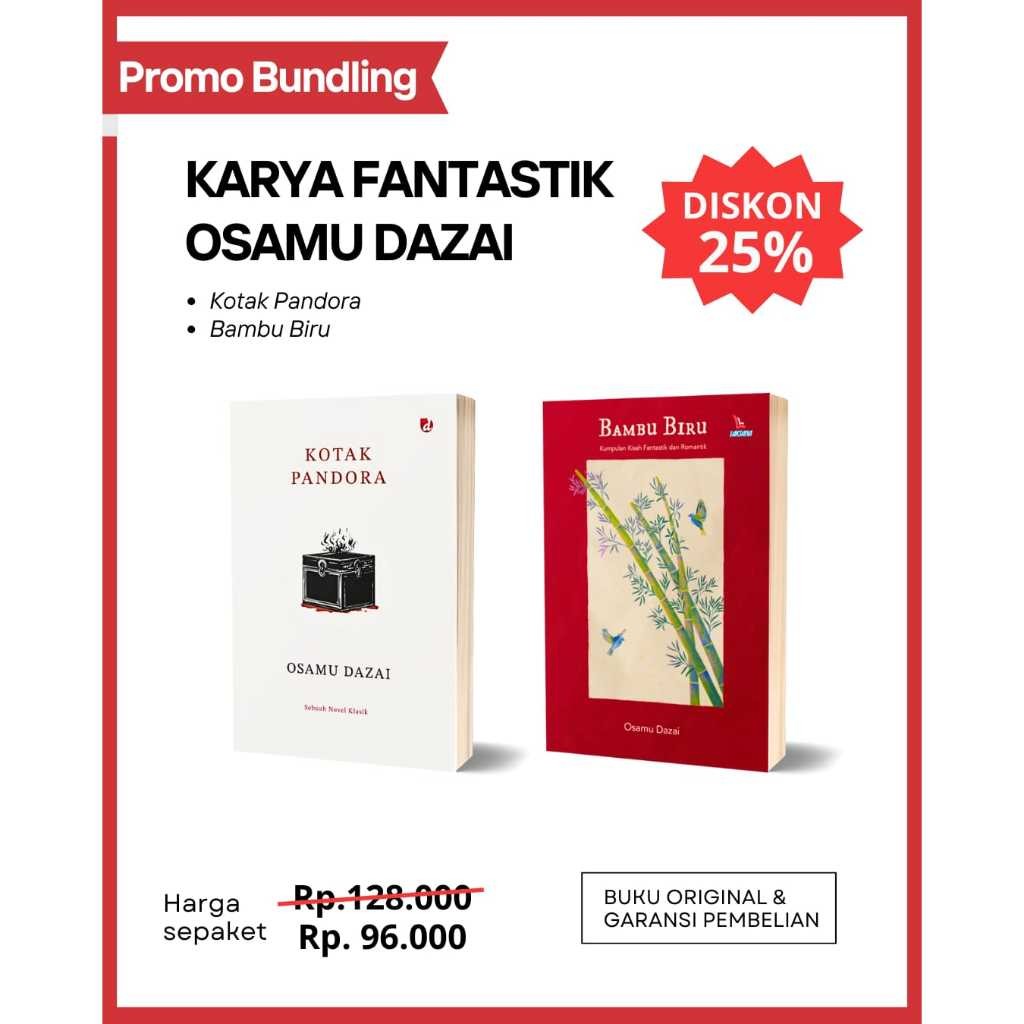 Jual Paket Buku Karya Fantastik Osamu Dazai (Kotak Pandora dan Bambu Biru) 2 Buku | Shopee Indonesia
