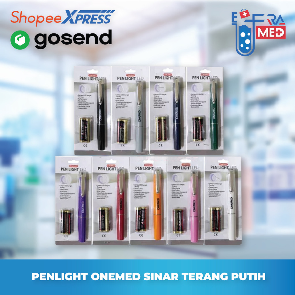 Jual Penlight LED Onemed / Penlight Sinar Putih | Shopee Indonesia