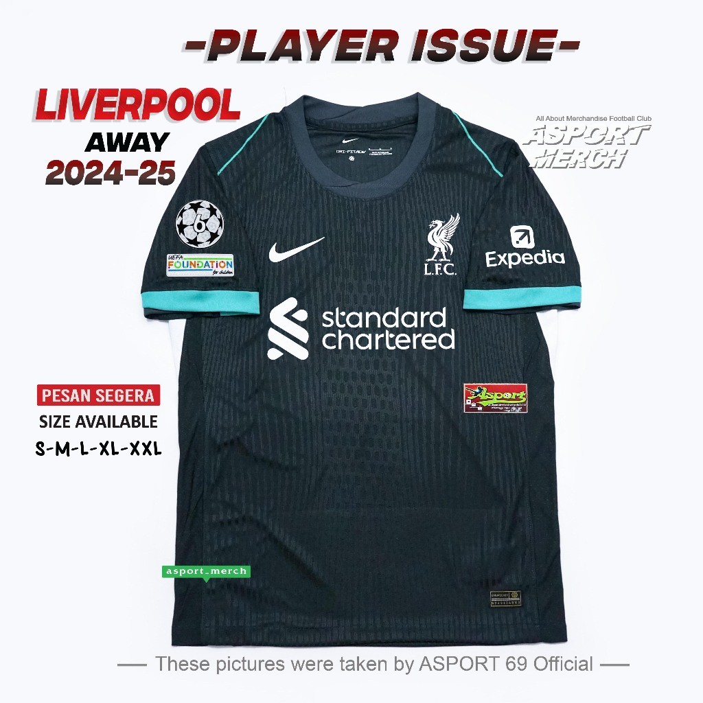 Jual PLAYER ISSUE JERSEY LIVERPOOL AWAY NEW 2024 2025 JERSI LFC AWAY ...