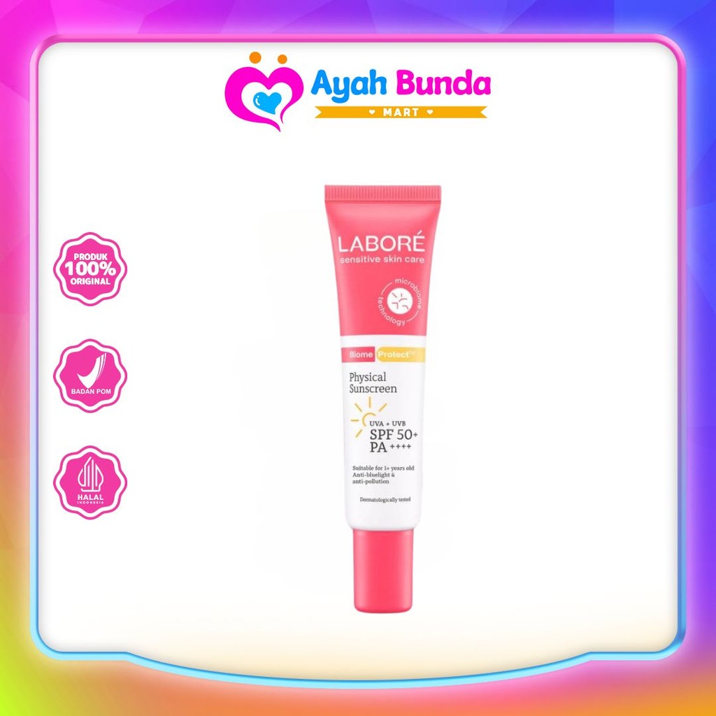 Jual LABORE BiomeProtect Physical Sunscreen 10ml - 30ml - Mineral ...