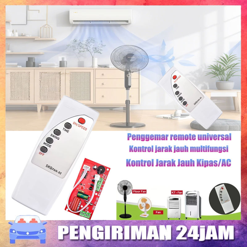 Jual Modul PCB Kipas Angin Yundai Kit Remote Kipas Angin Multi Unversal ...