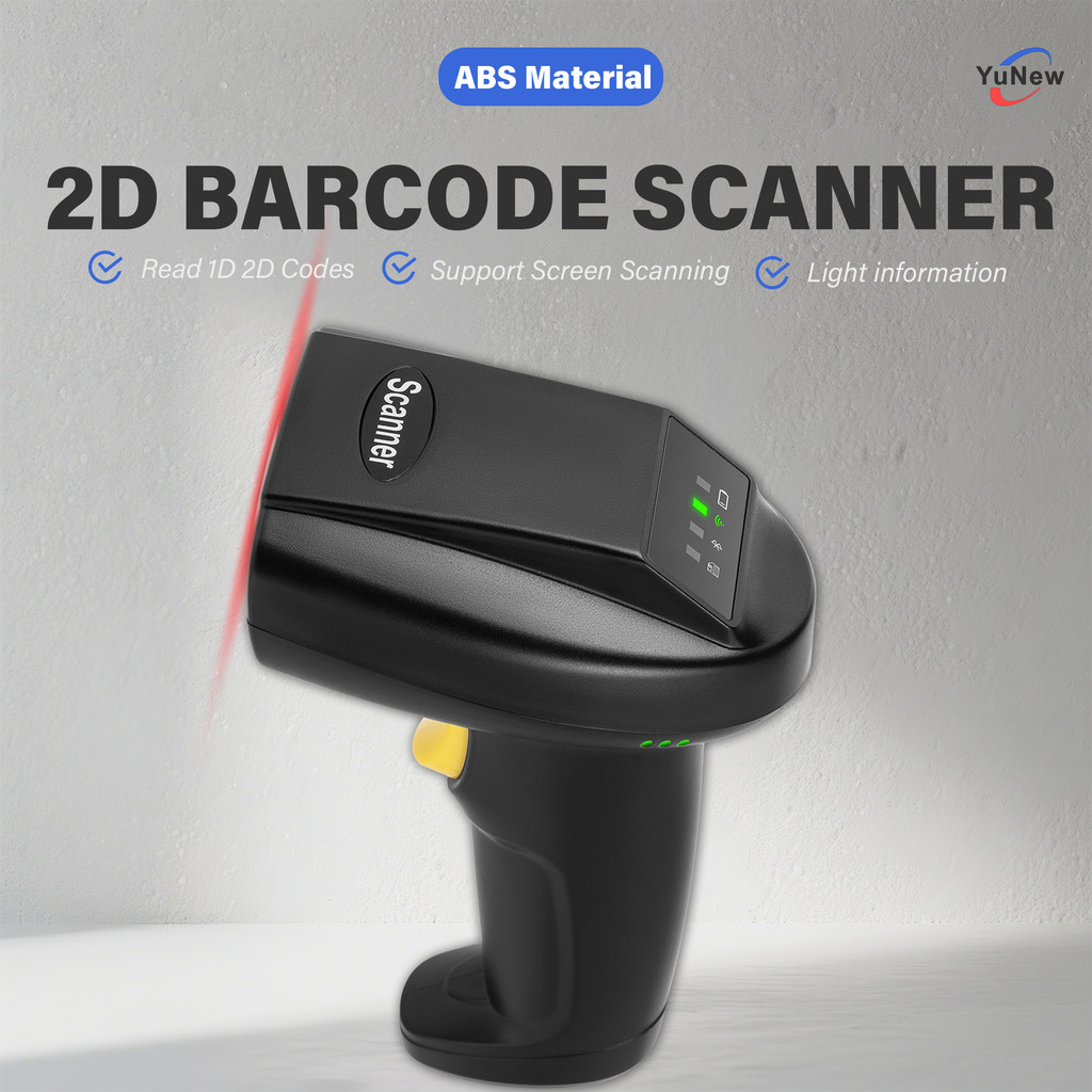 Jual Convenient 2D QR Code Scanner with 2.4G Wireless BT V5.0 Barcode ...