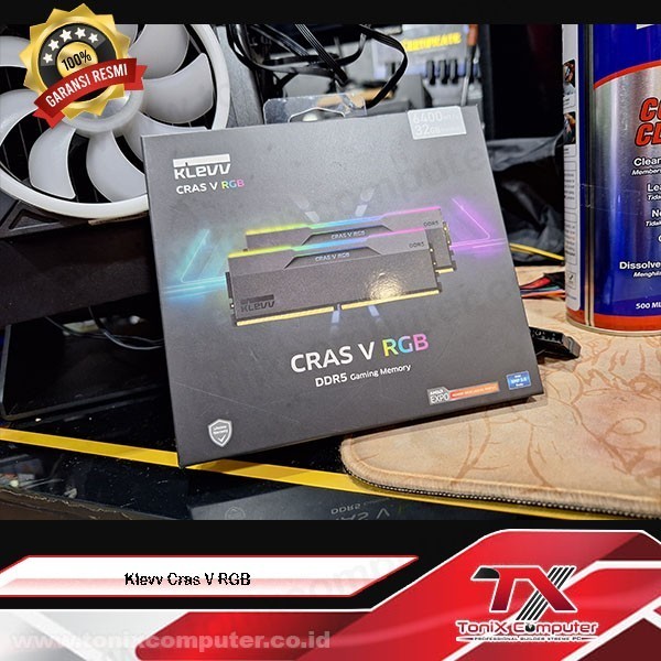 Jual KLEVV CRAS V RGB DDR5 PC51200 6400MHz 64GB (2X32GB) - KD5BGUA80-64A320G | Shopee Indonesia