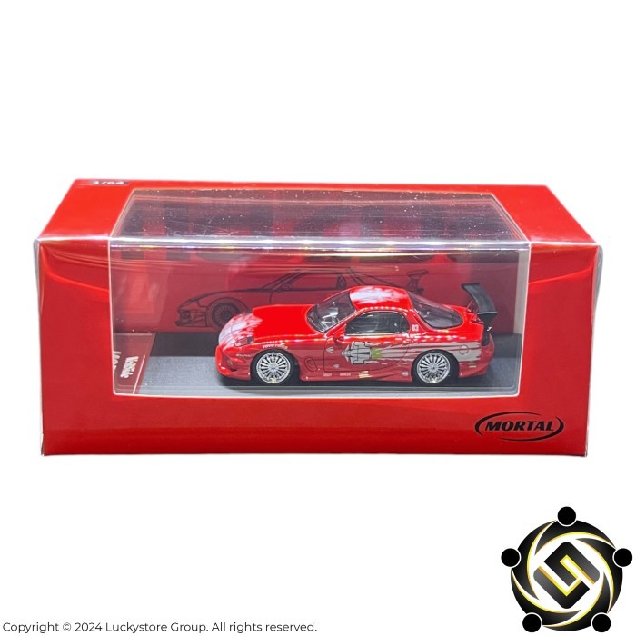 Jual Mortal 1:64 Mazda RX-7 Veilside Fast & Furious Red Limited ...