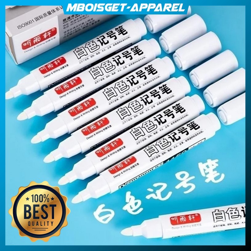 Jual MBOISGET - 1PCS Premium OIL BASE SPIDOL PERMANEN PUTIH Whiter ...