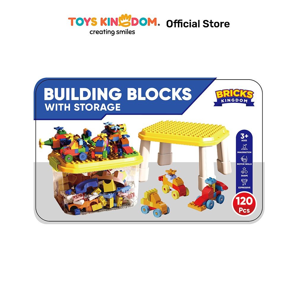 Jual Toys Kingdom Bricks Kingdom Set 120 Pcs Building Blocks & Kotak ...