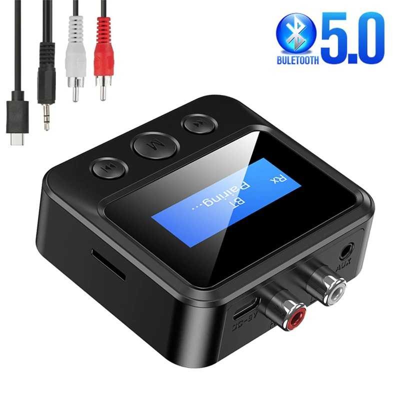 Jual VIKEFON Wireless Bluetooth Audio Transmitter Receiver 5.0 AUX 3 ...
